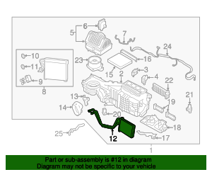 2016-2018 Nissan Heater Core 27140-EZ00A | OEM Parts Online