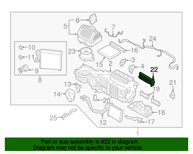2016-2024 Nissan Auxiliary Heater 27143-1KB0A | OEM Parts Online
