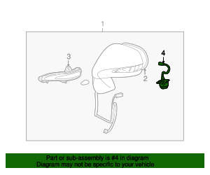 2010-2013 Lexus Side Camera 86790-48100 | OEM Parts Online