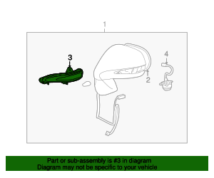 2010-2015 Lexus Turn Signal Light Housing 81740-48020 | AutoNation Parts
