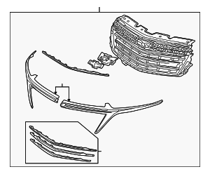 2022-2024 Chevrolet Equinox Grille 85573304 | TascaParts.com