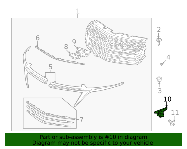 2020-2022 GM Dashboard Camera 19418274 | GM Parts Center