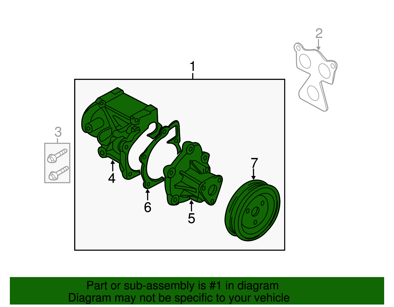 2011-2015 Hyundai Sonata Water Pump Assembly 251002g800 | Retail ...