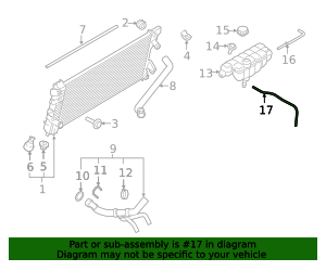 2018-2023 Ford F-150 Reservoir Hose jl3z8276b | TascaParts.com
