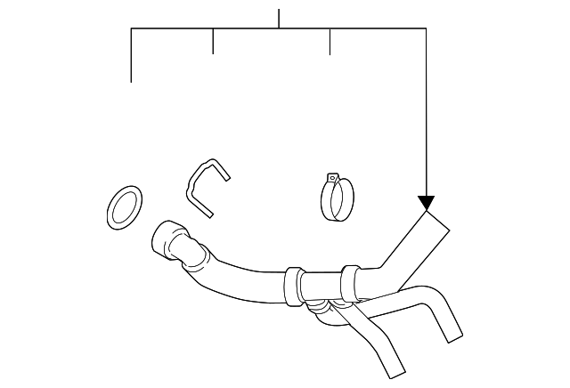 2021-2023 Ford F-150 Lower Hose ML3Z-8286-E | OEM Parts Online