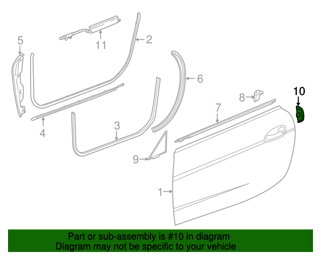 231-820-00-74 - Reflector 2013-2020 Mercedes-Benz | Mercedes-Benz USA Parts