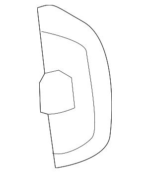 231-820-00-74 - Reflector 2013-2020 Mercedes-Benz | Mercedes-Benz USA Parts