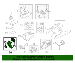 Hyundai - 84640-C2000-TRY - Rear Cover - 2015-2017 Hyundai Sonata | OEM ...