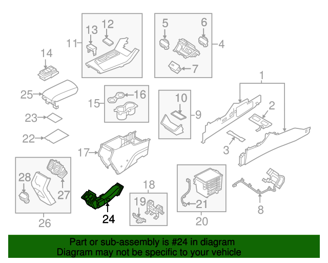 2015-2019 Hyundai Sonata Air Duct 97020-C2000 | QuirkParts