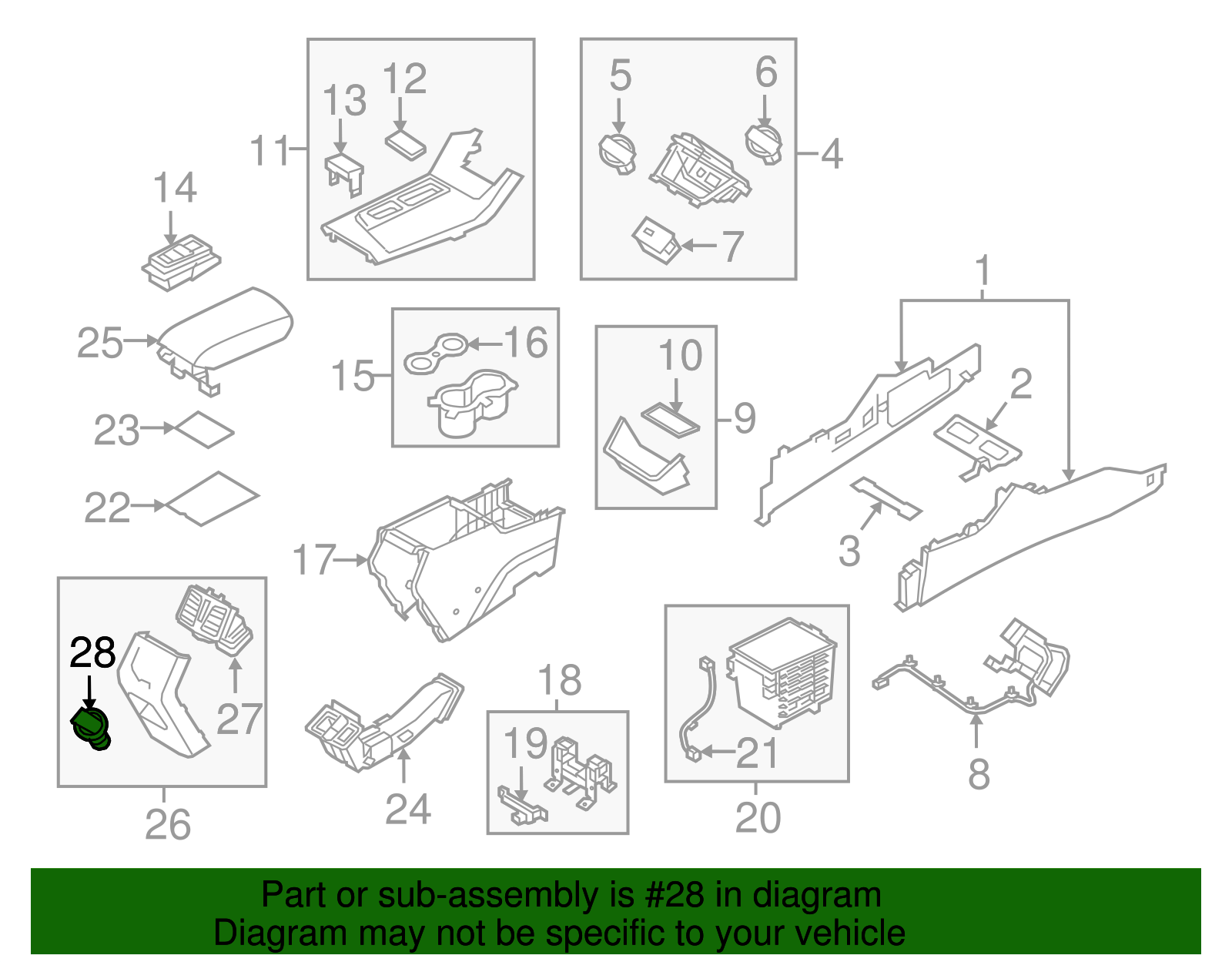 Genuine Power Outlet for 2015-2022 Hyundai | Part# 95120-C1100 ...