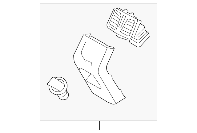 Hyundai - 84640-C2000-TRY - Rear Cover - 2015-2017 Hyundai Sonata | OEM ...