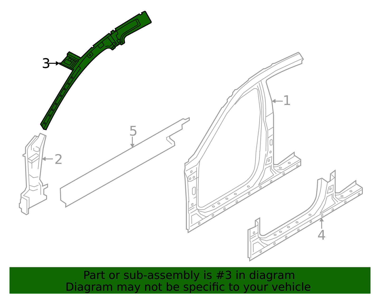 71402-T1050 - High-Quality Upper Pillar for 2021-2024 Genesis G80 ...