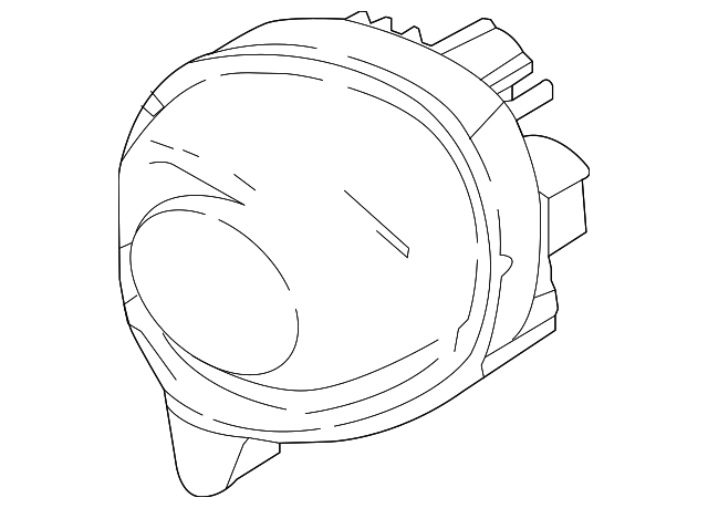 B63B-51-690B - Lamp(L) Fog Front - Mazda Swag