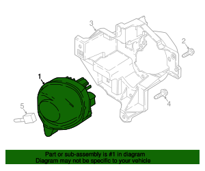 2017-2021 Mazda Fog Lamp Assembly B63B-51-680A | TascaParts.com