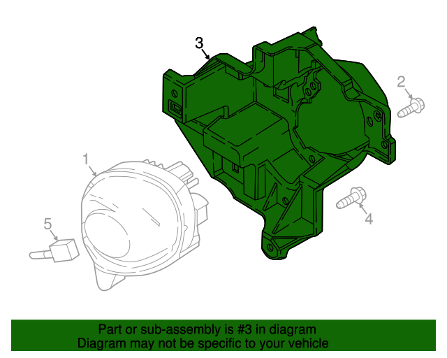 2017-2021 Mazda CX-5 Lamp Bracket KB8B-51-684 | RealMazdaParts.com