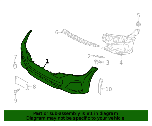 51118099900 - 2019-2021 BMW Bumper Cover (51-11-8-099-900) | BMW of ...