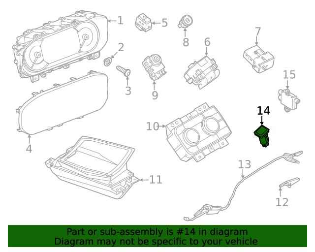 2021-2023 Land Rover USB Port LR150198 | JaguarParts.com