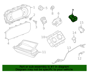 Genuine OEM Instrument Light Rheostat Part# LR091207 Fits 2018-2023 ...