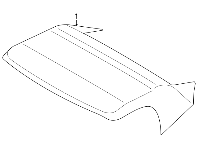 97161-1ET0A - Headliner 2010-2020 Nissan 370Z | Nissan Parts ...