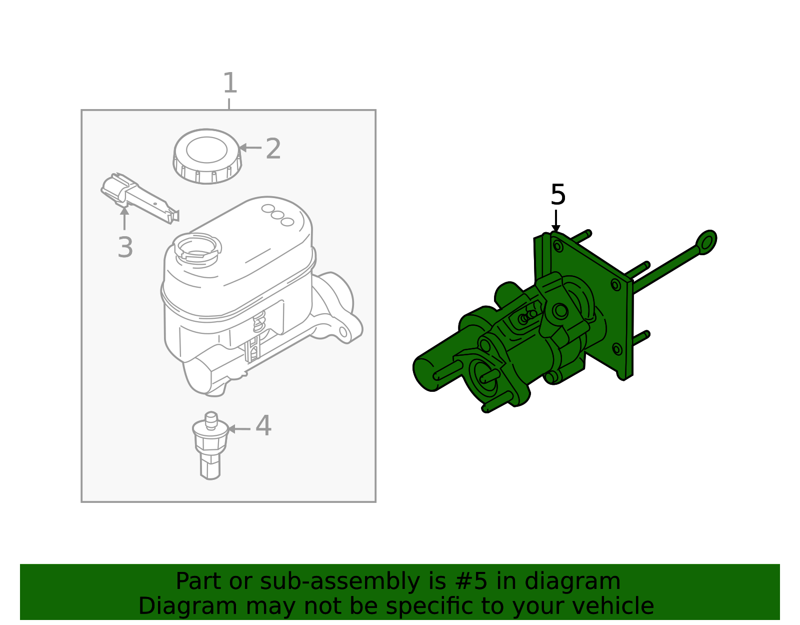 BRB-103 - Motorcraft™ Power Brake Booster 2014-2021 Ford E-350 Super ...