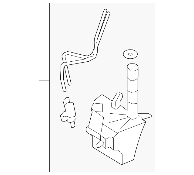 Genuine OEM Ford Part - Washer Reservoir BL8Z-17618-B | Genuine OEM ...