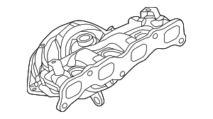 2014-2016 Mitsubishi Exhaust Manifold 1555A757 | Mitsubishi Parts Warehouse