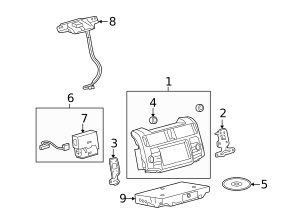 2012-2013 Toyota 4Runner Receiver Bracket 86211-35100 | Toyota Parts Center