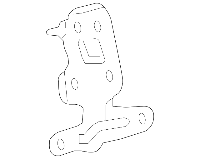 2012-2013 Toyota 4Runner Receiver Bracket 86211-35100 | Toyota Parts Center