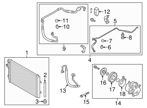 2014-2015 Hyundai Hose & Tube Assembly 97775-1R500 | OEM Parts Online