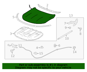 2021-2023 Buick Envision Hood 84983928 GM | GMPartsDirect.com