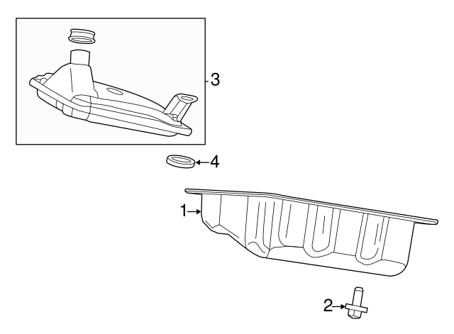 2008-2021 Mopar Trans Pan 05078556AA | Mopar Parts Canada