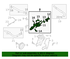 2019-2023 Genesis G70 Control Assembly Coolant Temperature 25600-3L260 ...
