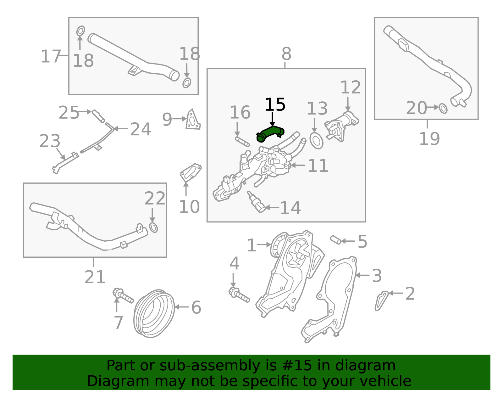 25468-3L360 - High-Quality By-Pass Hose for 2019-2025 Genesis G70 ...