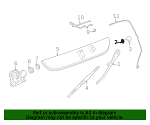 2018-2025 GM Wiper Arm Nut 94515107 | Awesome Parts