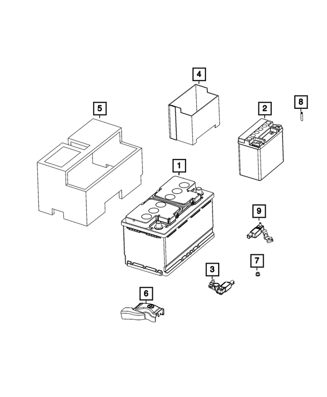 2025 Ram 1500 Battery Post Cover 68608757AA | Mopar eStore