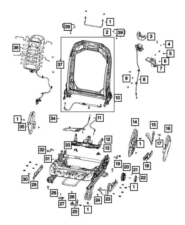 Frame 68276603AL | Mopar Estores