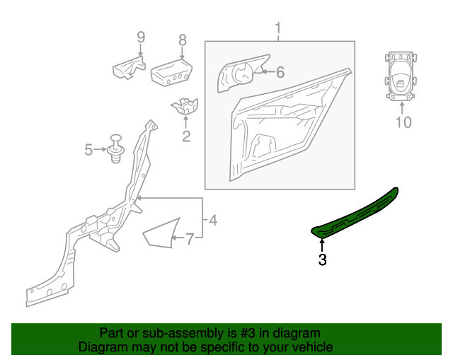 207-690-29-82 - Upper Trim 2014-2017 Mercedes-Benz | Mercedes-Benz USA ...