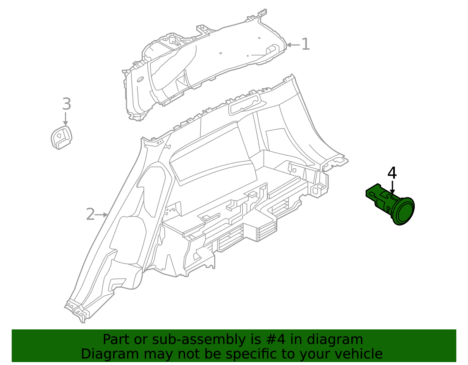 2021-2025 Nissan Power Outlet 25331-6RA0A | My Nissan Part