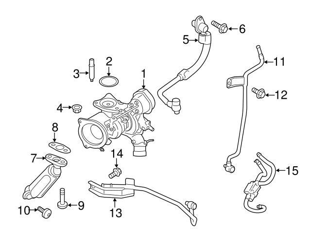 2013-2019 Ford Turbocharger Boost Solenoid CJ5Z-9K378-B | Village Ford