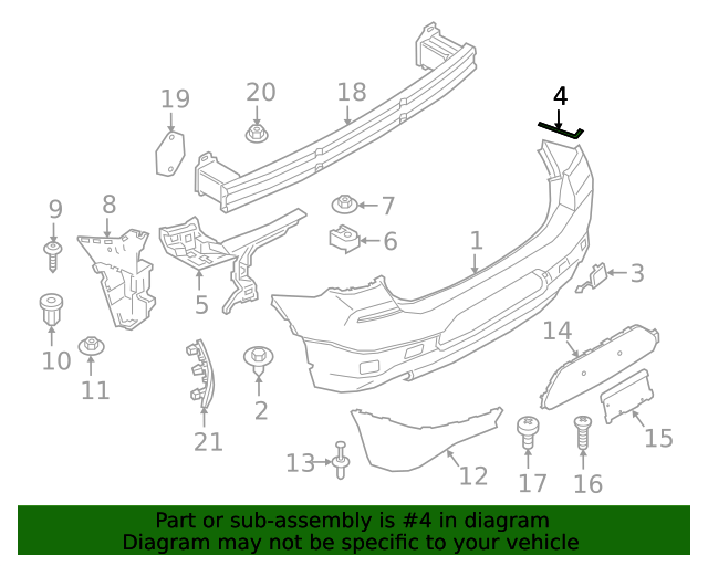 51127214862 - 2018-2020 BMW X2 Guard (51-12-7-214-862) | BMW of South ...