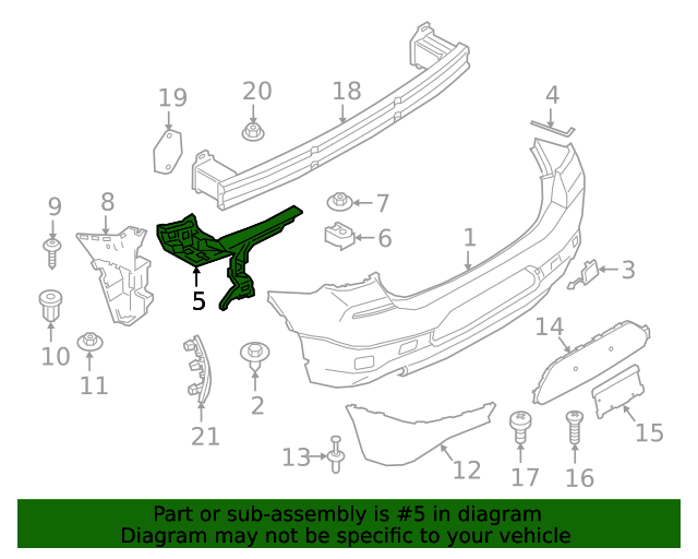 51127426439 - 2018-2023 BMW X2 Center Support (51-12-7-426-439) | BMW ...
