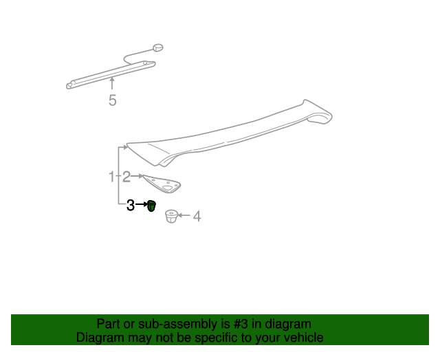 76879-12040 - Spoiler Assembly Clip 2002-2008 Toyota | Ourisman Toyota ...