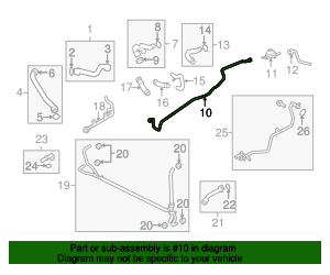 970-106-310-01 - Vent Hose 2010-2013 Porsche Panamera | AutoNationParts.com