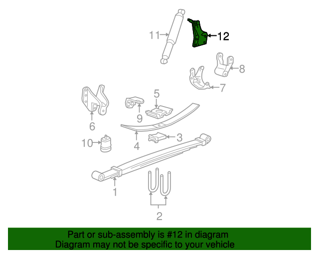 2008-2010 Ford Mount Bracket 7C3Z-18169-A | Blue Springs Ford Parts