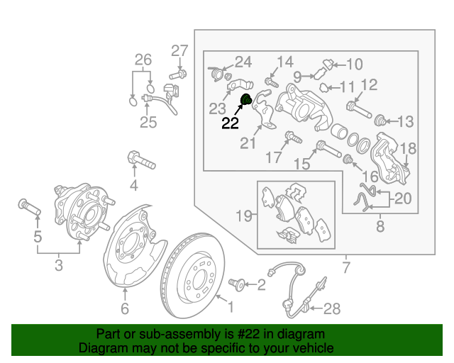 2012-2020 Hyundai Cable Guide Nut 58222-0U000 | OEM Parts Online