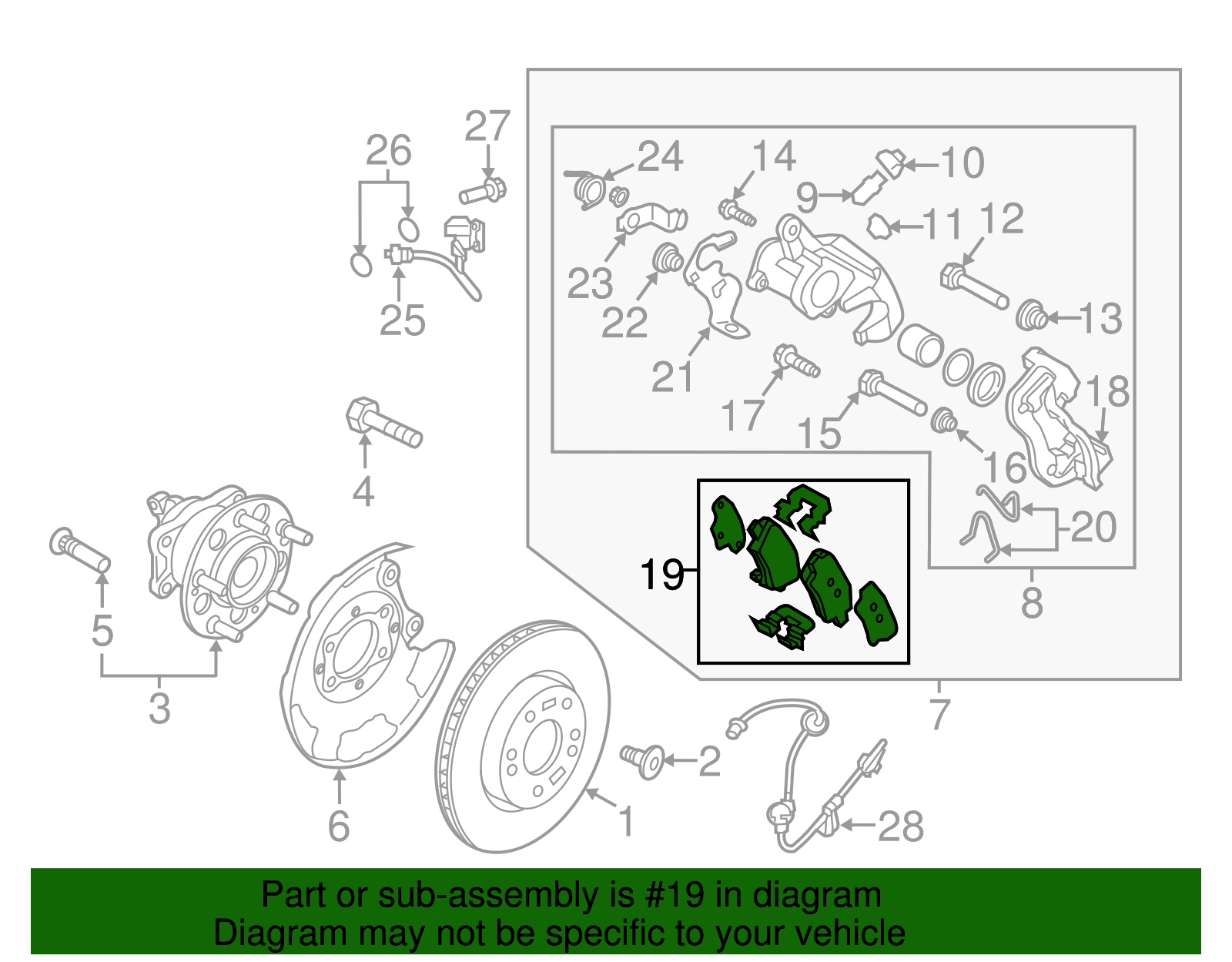 2017-2022 Hyundai Brake Pads Rear 58302-F2A30 | OEM Parts Online