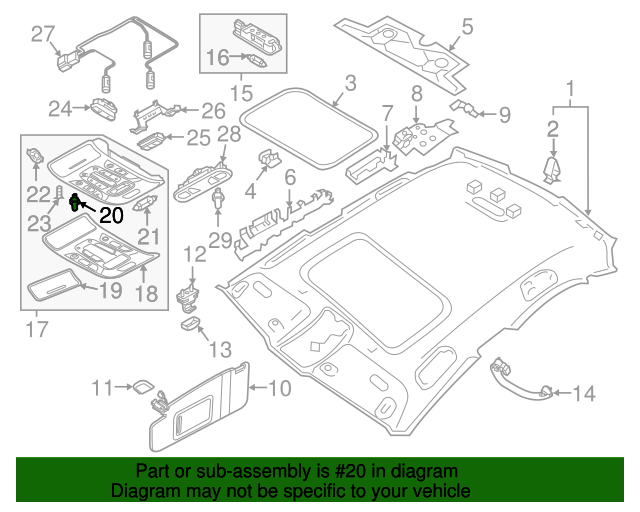 4G0-919-039 - Bulb 2012-2017 Audi | Audi OEM Parts