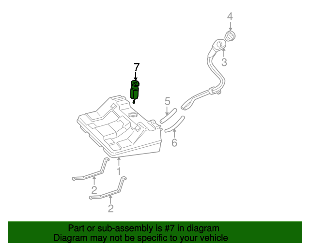Fuel Pump and Level Sensor Module with Seal, Float, and Harness ...