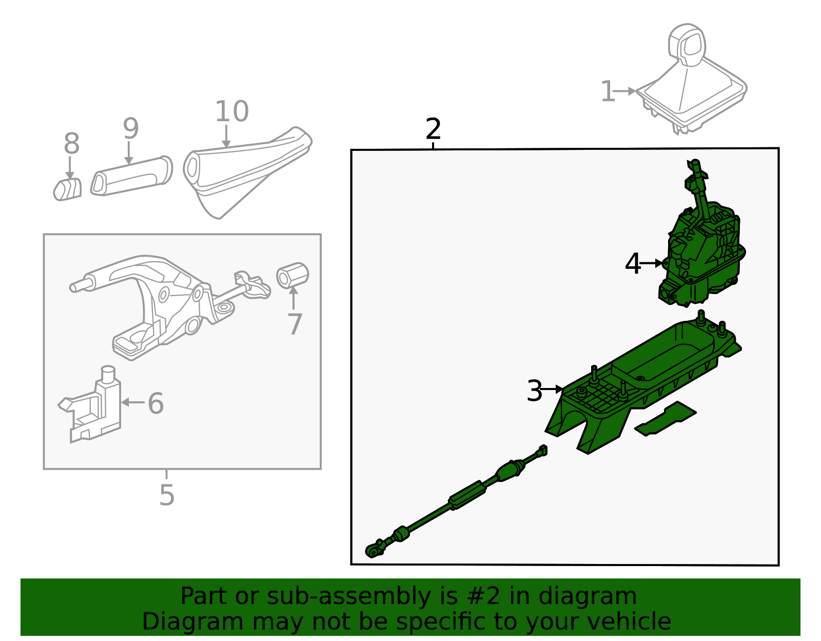2020-2021 Volkswagen Golf Shifter Assembly 5Q1-713-025-BM | OEM VW ...