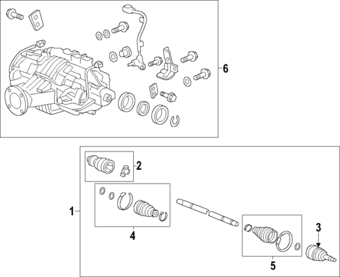 Axle Shafts & Joints for 2017 Honda Pilot | Honda Parts Direct